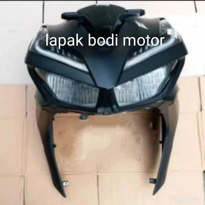 Jual PAKETAN DEPAN BODY HALUS VARIO 125 150 NEW LED MATTE BLACK 2019 ...