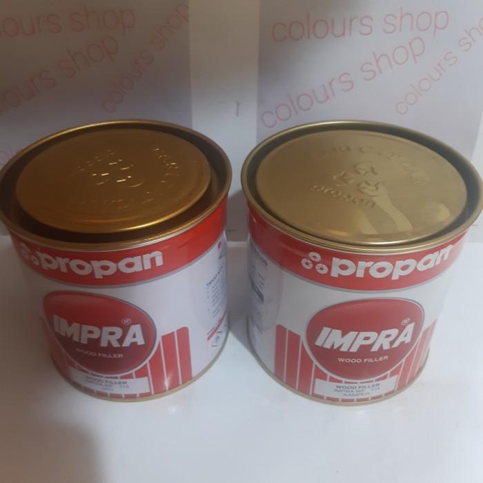 Jual DEMPUL KAYU IMPRA WOODFILLER -115 WARNA JATI & KAMPER ISI 1KG ...