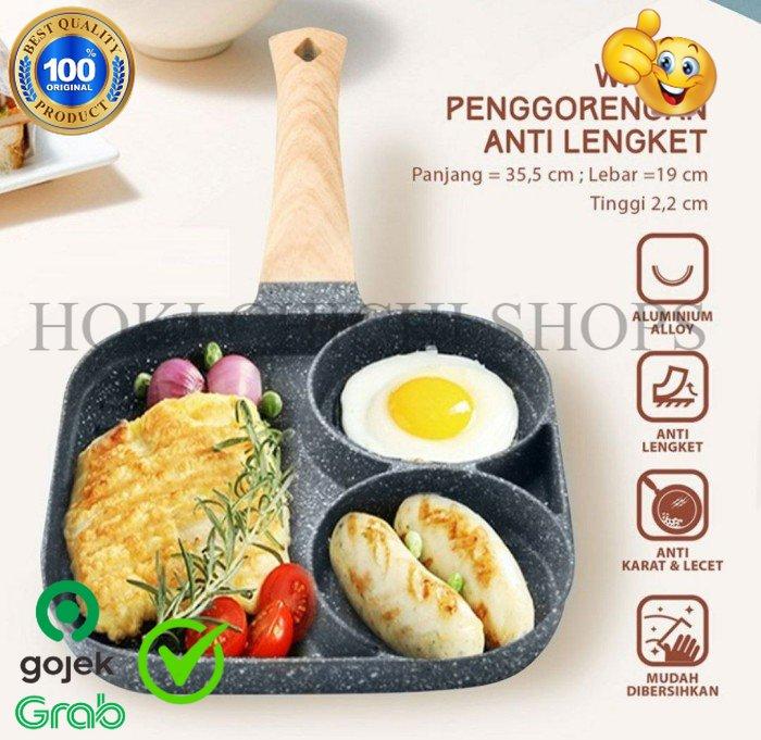 Jual FRYING PAN BERLIN Panci Grill Pan 3 in 1 Devider Penggorengan ...