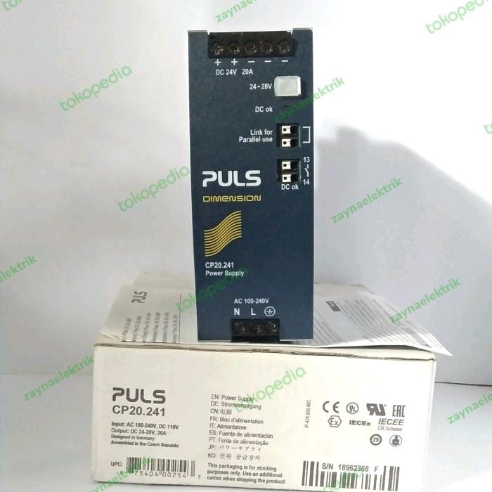 Jual Puls cp20.241 DC 24V 20A Din rail power suplly input 220V Best - Jakarta Pusat - SENTRAL ...