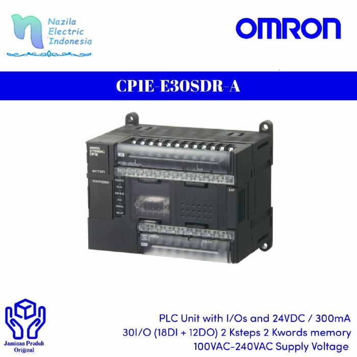 Jual Omron PLC CP1E-E30SDR-A / CP1EE30SRA / E30SDRA Original Best - Jakarta Timur - Cam Hardware ...