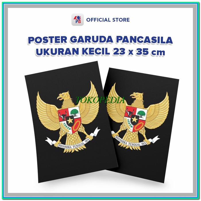 Jual *NEWS* Poster Garuda Pancasila Lambang Negara Indonesia - Hiasan ...