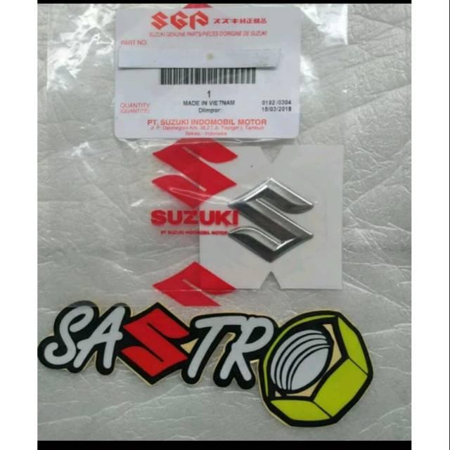 Jual Logo emblem S 3D karet suzuki satria fu cbu ckd barong injeksi NEX ...