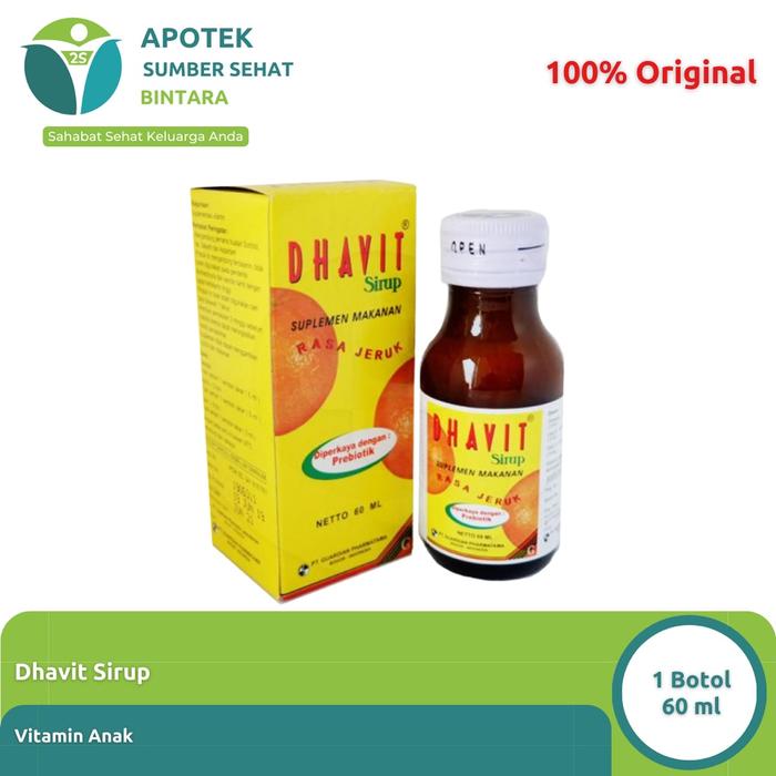 Jual Dhavit Sirup 60ml | Suplemen Vitamin untuk Anak - Kota Bekasi ...