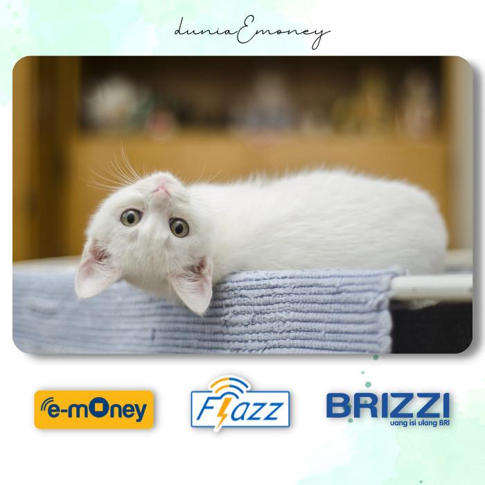 Jual E-Toll Card Kartu Mandiri Emoney BCA Flazz BRI Gambar Kucing ...