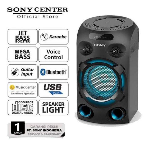 Jual SPEAKER SONY MHC-V02 HIGH POWER AUDIO SYSTEM BLUETOOTH KARAOKE ...