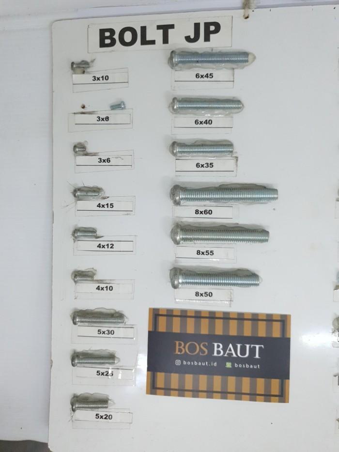 Jual Baut JP Besi Putih, Baut Obeng Plus Ukuran M6 x 70 P1.00 - Kota ...