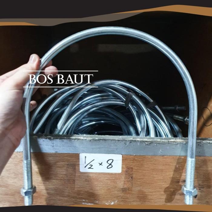 Jual Baut U - U Bolt Galvanis 1/2" x 8" - Kota Surabaya - Bos Baut ...