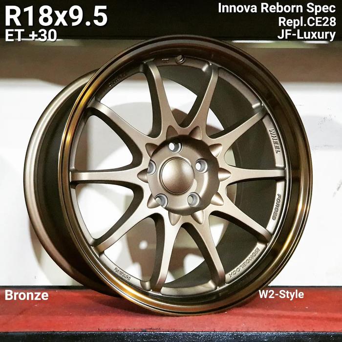 Jual Velg Mobil CE28 Innova Reborn Spec R18 x 9.5 Pcd 5 x 114.3 Et 30 ...
