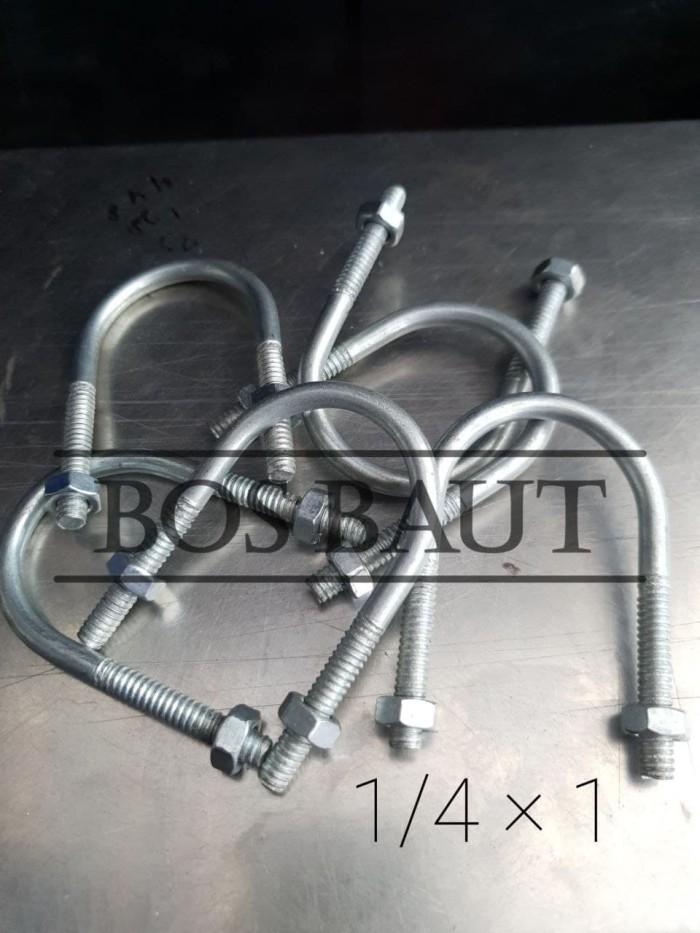 Jual Baut U - U Bolt Galvanis 1/4" x 1" - Kota Surabaya - Bos Baut ...