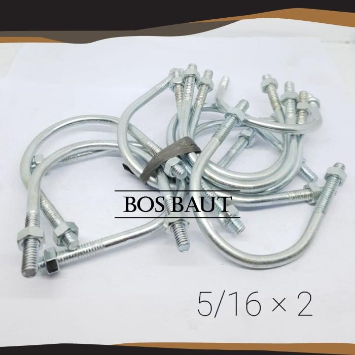 Jual Baut U - U Bolt Galvanis 5/16" x 2" - Kota Surabaya - Bos Baut ...