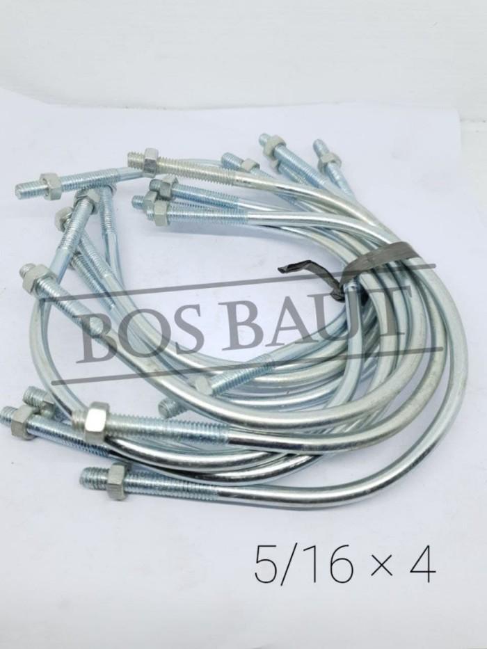 Jual Baut U - U Bolt Galvanis 5/16" x 4" - Kota Surabaya - Bos Baut ...