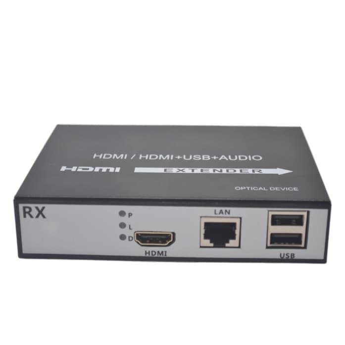 Jual KVM IP Extender+(USB,HDMI) Over LAN/IP SWITCH (Receiver Unit ...
