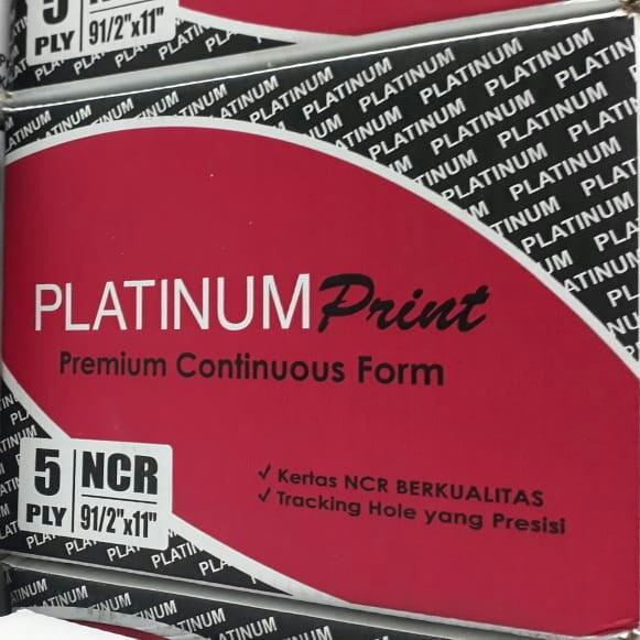 Jual Kertas Continuous Form Platinum Print (5 ply) - 5ply bagi 2 ...
