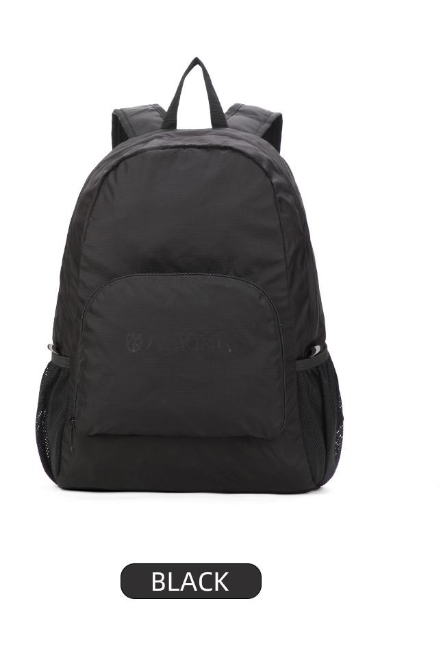 Jual Tas Ransel Aoking Simple Ringan Parasut Tipis Backpack - Black ...
