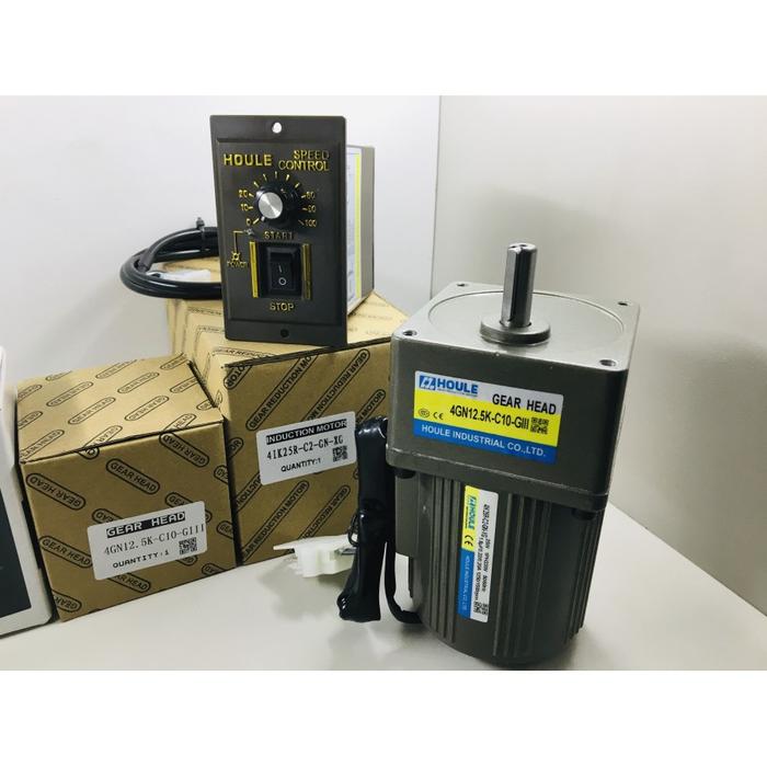 Jual Speed Control Motor Gearbox 25W 220V 1 Phase - Gear Head ...