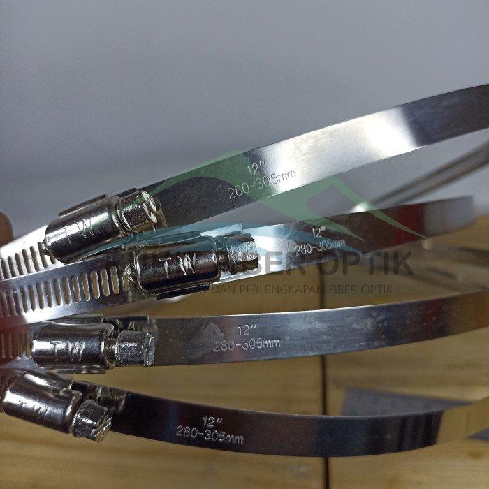 Jual Klemring 12 in Pengikat ODP klem ring cincin 12 in tiang stainless ...