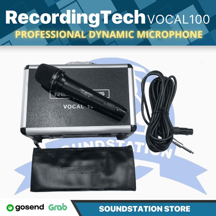 Jual Recording Tech RT Vocal100 Professional Dynamic Mic - Mic RT Vocal ...