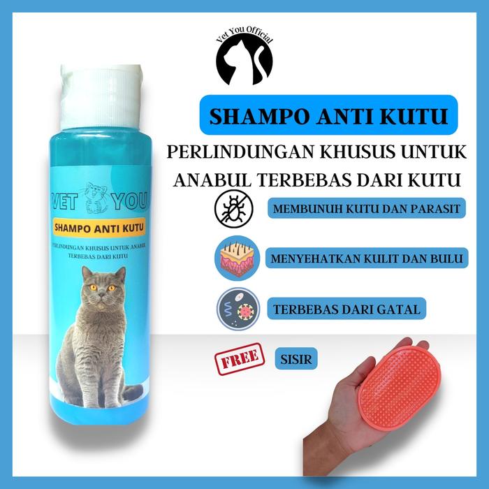 Jual Shampoo Anti Kutu Kucing - Shampoo Kucing Basmi Kutu Tungau ...