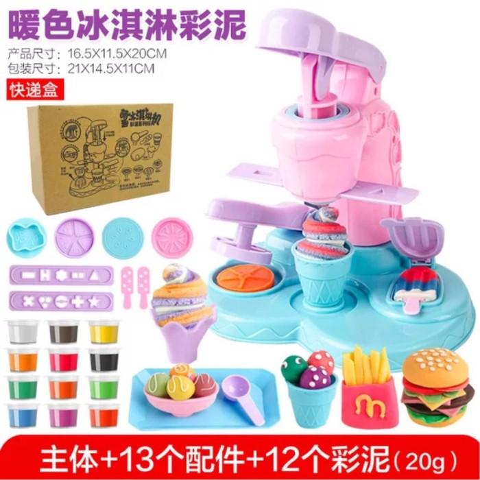 Jual Mainan Anak Fun Doh Play Set Es Cream / Mainan Edukasi Anak Ice ...