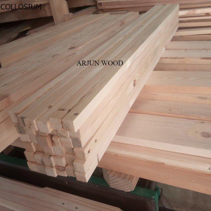 Jual New Reng Kayu Pinus Ukuran 2x2x100 isi 10 Batang Good Quality ...