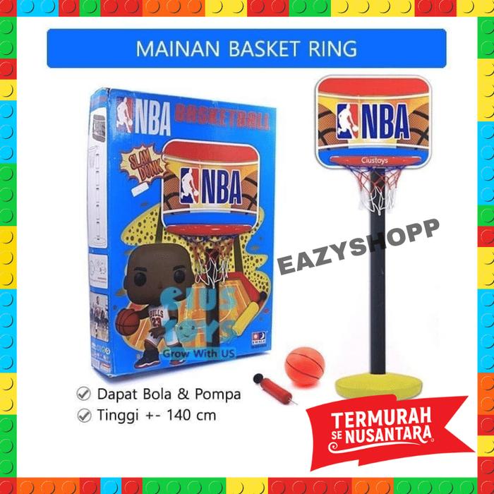 Jual Mainan Tiang Basket Anak Ring Bola Basket Anak2 Laki Cowok Cewek ...