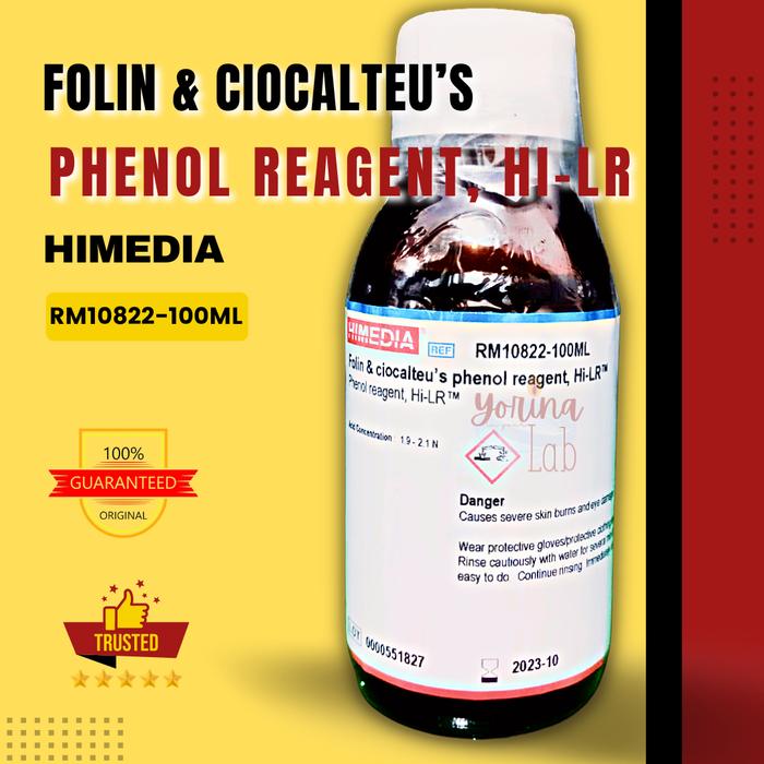 Jual Folin & ciocalteu’s phenol reagent|Phenol reagent Hi-LR, 100 ml ...