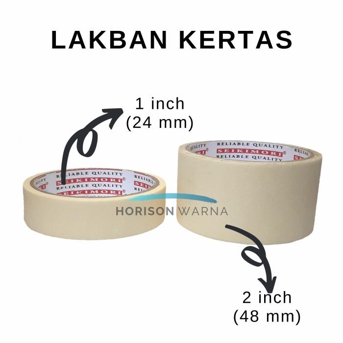 Jual Lakban kertas / isolasi kertas / masking tape / isolasi dico duco ...