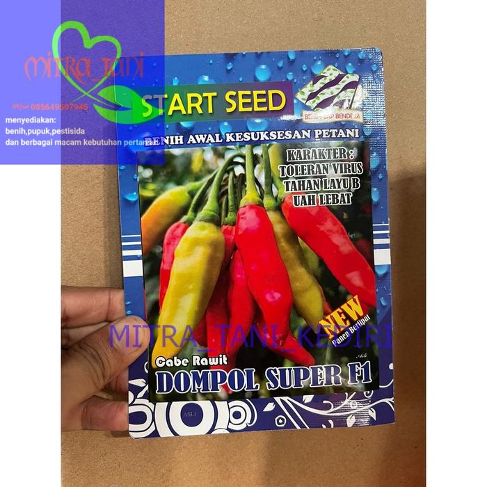 Jual Benih Cabai Rawit DOMPOL SUPER F1 isi 10gram dari START SEED - Kab ...