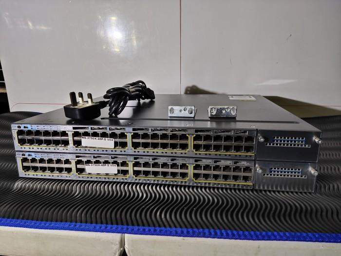 Jual Cisco Catalyst 3750X-48P Switch Layer 3 - 48 x10-100-1000 Ethernet ...