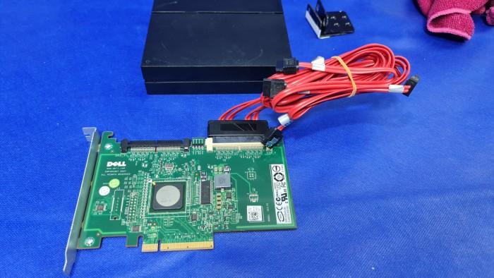 Jual R710 R610 2950 SAS RAID Controller Dell JW065 UCS-61 perc PCIe W ...