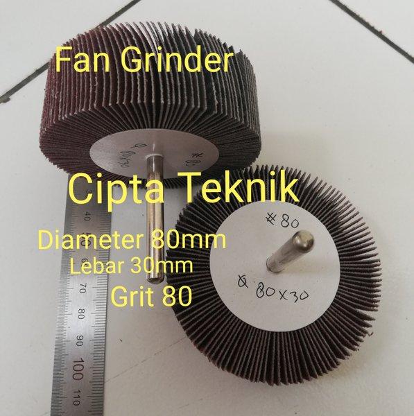Jual Fan Grinder 80x30 grit 80 - Amplas kipas - Kota Tangerang - KAI ...