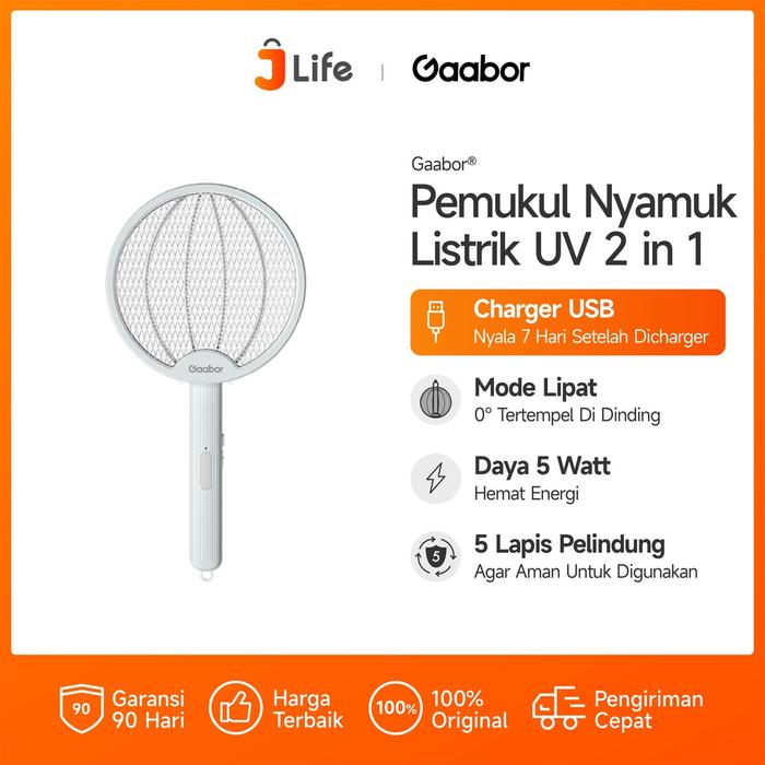 Jual Jlife - Gaabor Raket Nyamuk Listrik Ultraviolet - Kota Tangerang - Jlife Official Store ...