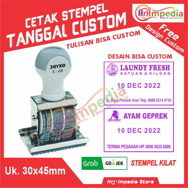 Jual NEW PRODUCT CETAK STEMPEL TANGGAL LOGO CUSTOM | CETAK STEMPEL ...