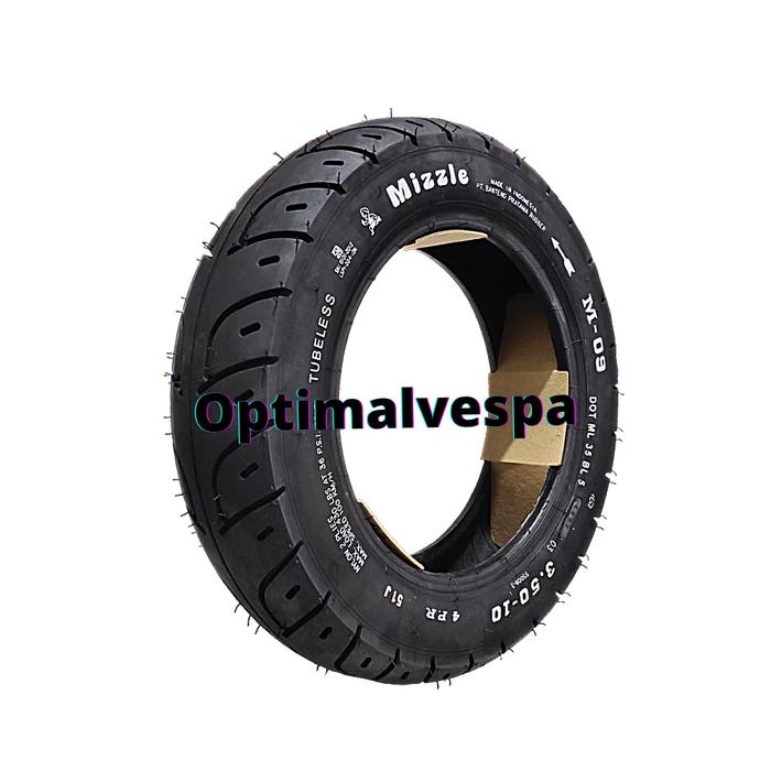 Jual Ban Mizzle Vespa Tubeless Tubles Tubless Ring 10 R10 3.50-10 ...