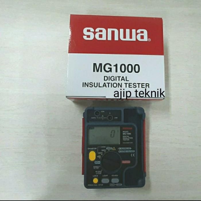 Jual Sanwa Mg1000 Digital Insulation Tester Megger 1kv Mg-1000 Asli ...