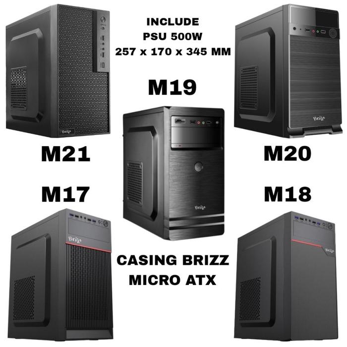 Jual CASING KOMPUTER PC STANDART BRIZZ MINI MATX PSU 500W - Kota Makassar - Neptune Komputer ...