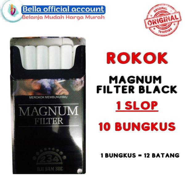 Jual DJI SAM SOE Magnum Filter Black Rokok 12 Batang - 1 Slop - 10 ...