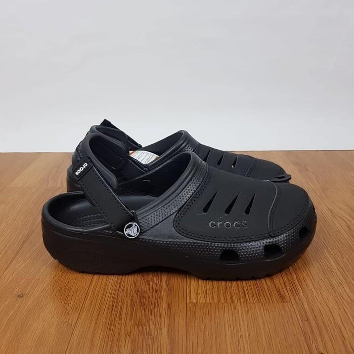 Jual SANDAL PRIA CROCS YUKON ORIGINAL MONEY BACK GUARANTEE - Hitam, 43 ...