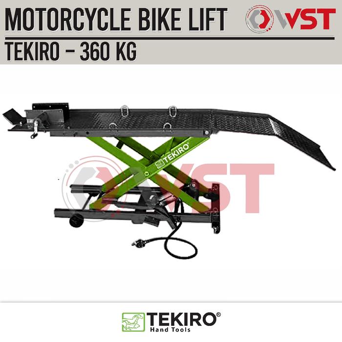 Jual Tekiro Hydraulic Motorcycle Lift 360kg / Table Lift Hidrolis Motor ...
