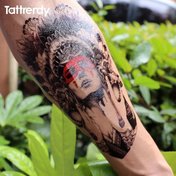 Jual Terbaru Seri Hb 414 Suku Dayak - Tato Temporary Tattoo Tato ...