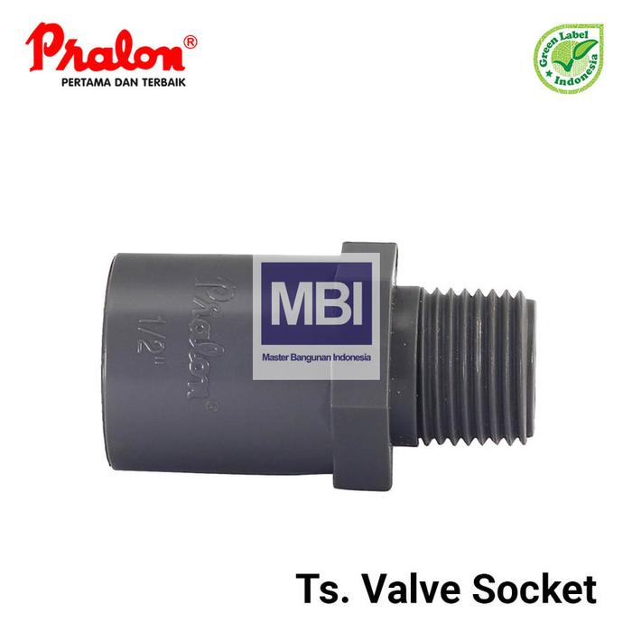 Jual PRALON Ts. Valve Socket 1"fitting pipa pvc - Kota Tangerang ...
