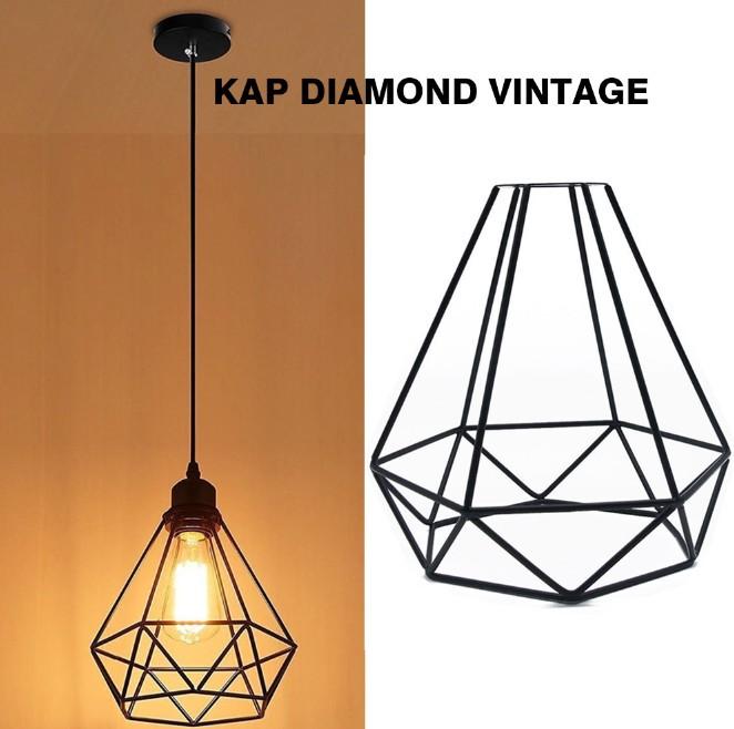 Jual kap lampu | kap lampu gantung | kap lampu diamond design minimalis ...