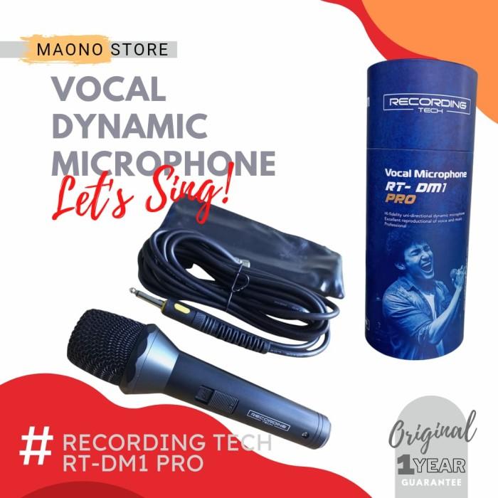Jual DYNAMIC MIC RECORDING TECH RT-DM1 PROFESSIONAL SINGER VOCAL ...