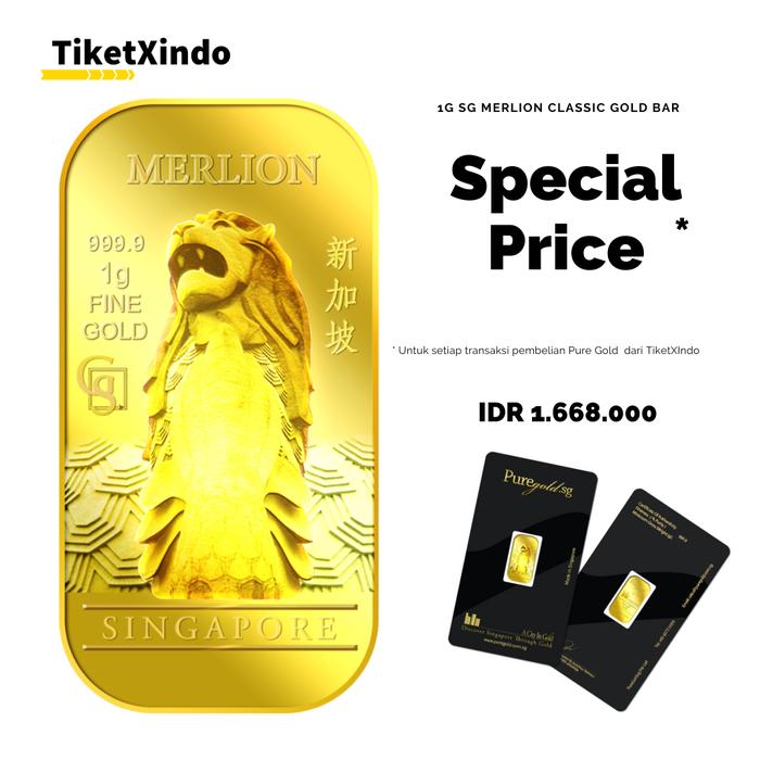 Jual 1G SG Merlion CLASSIC Gold bar - Jakarta Timur - PureGold Official ...