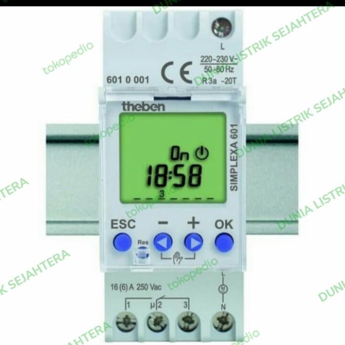 Jual Timer Digital 24 Jam Tipe Simplexa 601 Theben Original.. Best ...