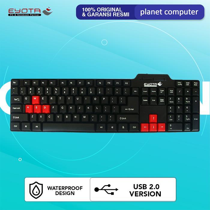 Jual KEYBOARD EYOTA USB STANDARD WATERPROOF ORIGINAL RESMI - Kab. Garut ...