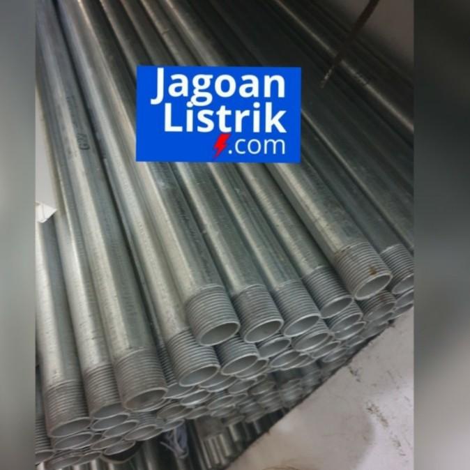 Jual Pipa Conduit G54 Panasonic Steel Pipe Besi G-54 2inch 2" 2 inch ...