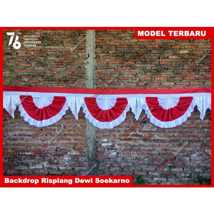 Jual BackDrop / Risplang Dewi Soekarno | Bendera Merah Putih Panjang ...