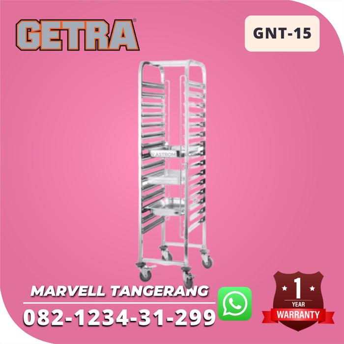 Jual GETRA GNT-15 TROLLEY GASTRONOM BAKERY PAN STAINLESS GARANSI RESMI ...